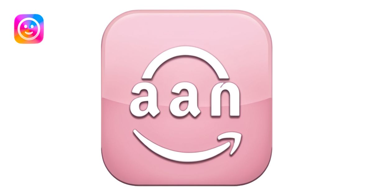amazon prime video aesthetic logo in pastel pink emoji | AI Emoji Generator