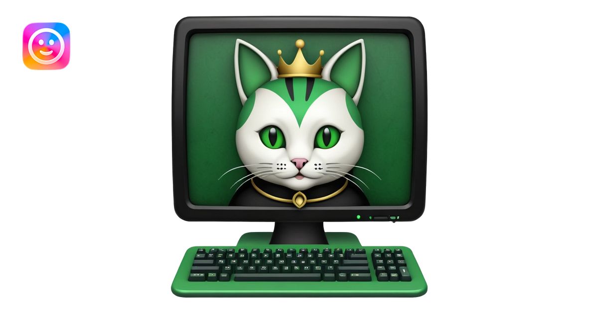 mac os icon code computer retro terminal, black, green white, fantasy ...