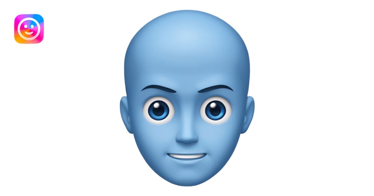 Megamind emoji emoji | AI Emoji Generator