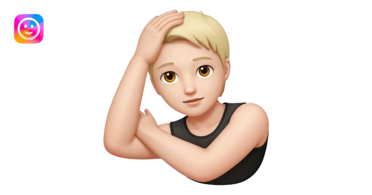 elbow extended emoji | AI Emoji Generator