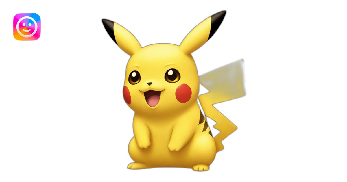 Pikachu emoji | AI Emoji Generator