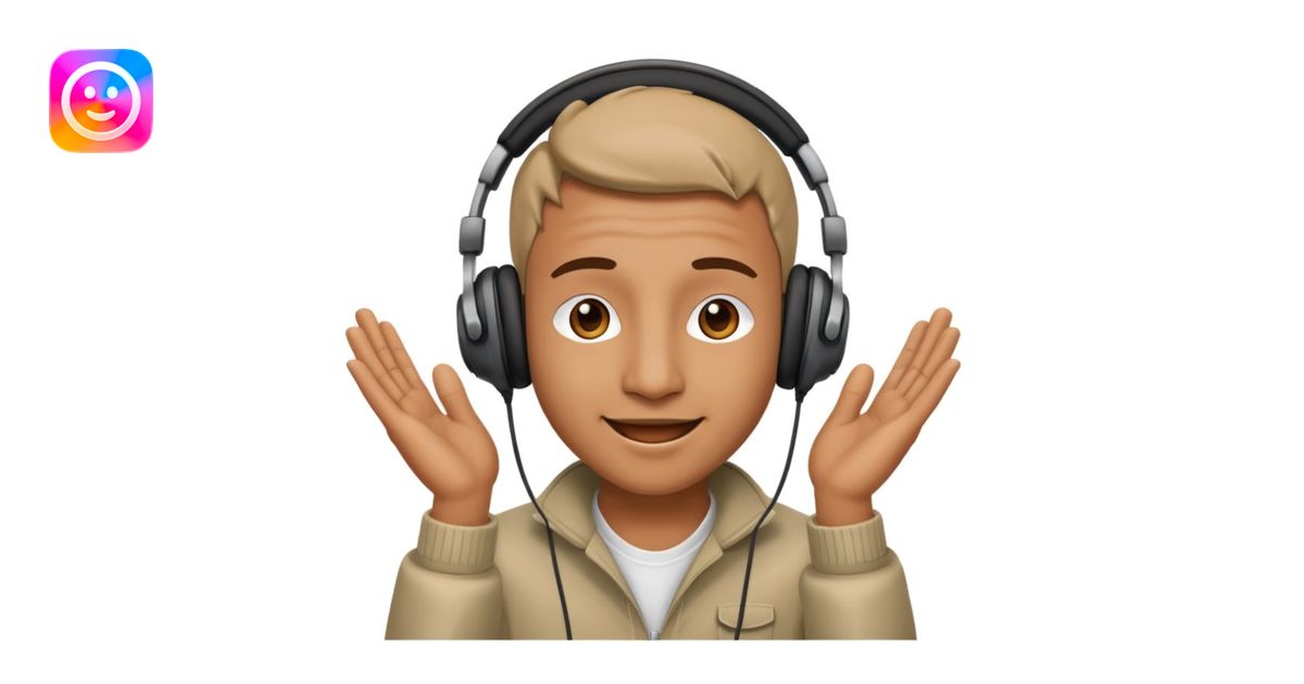 enthusiastic music producer emoji | AI Emoji Generator