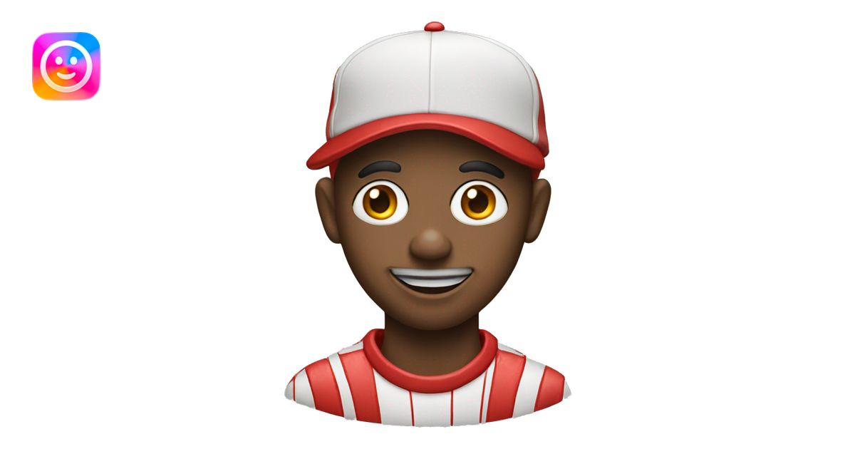 clown wearing plain red baseball cap emoji | AI Emoji Generator