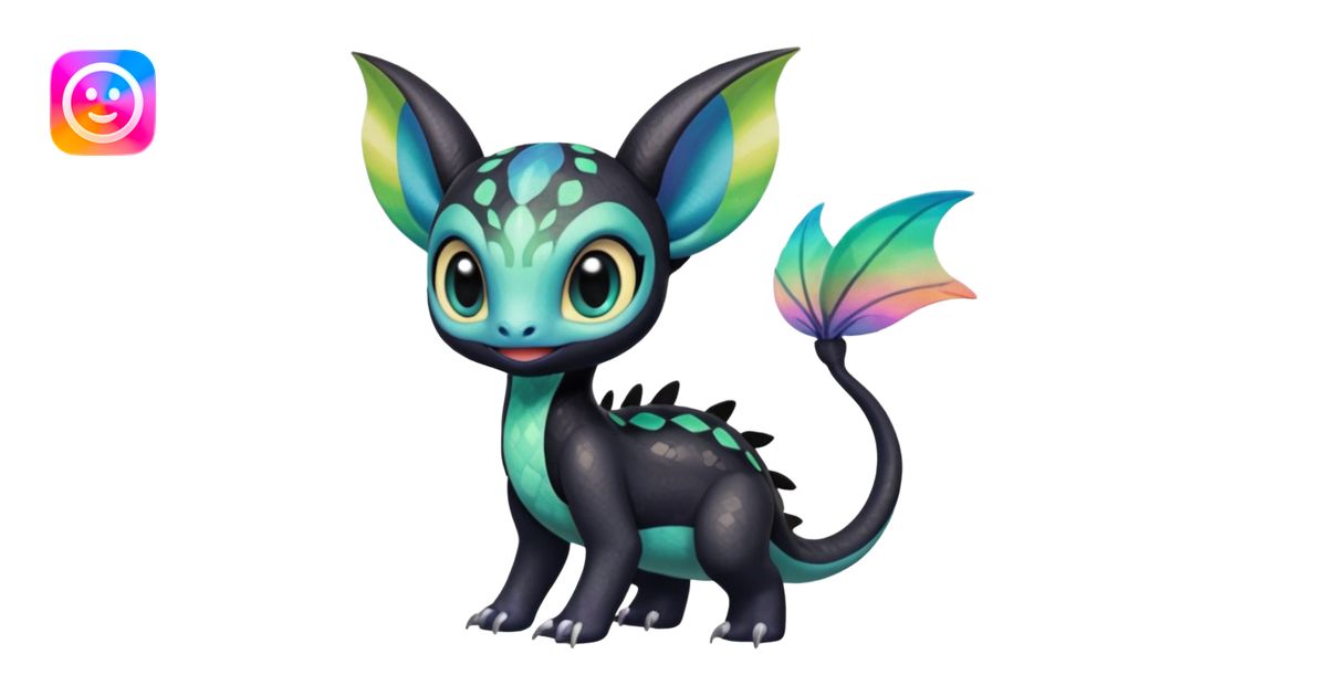Colorful Realistic Exotic Meloetta-Stitch-Toothless-Fakémon-creature ...