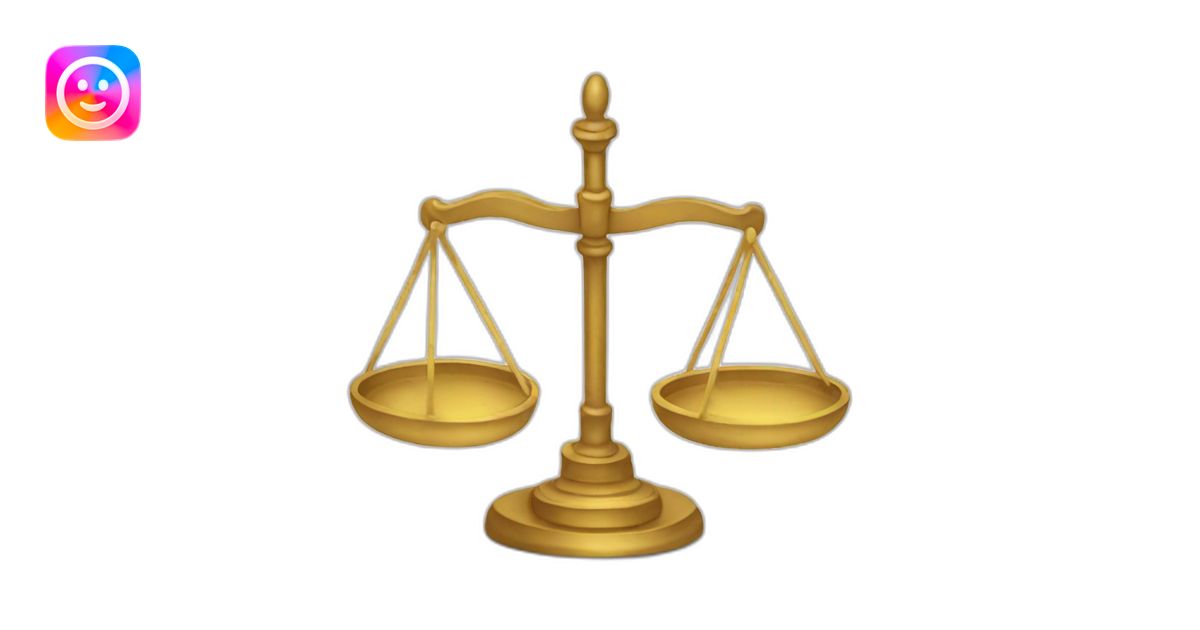 scales balance emoji | AI Emoji Generator
