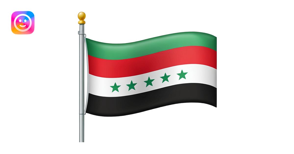 Syria🇸🇾🟩 emoji | AI Emoji Generator