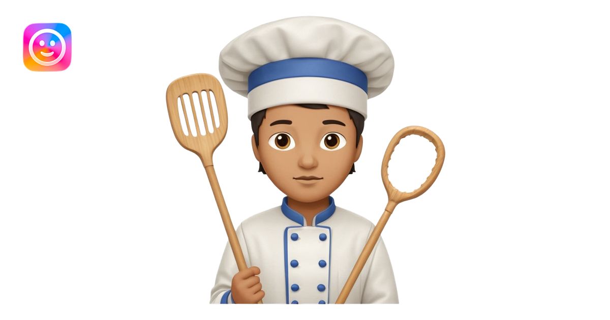 King Hockey player chef emoji | AI Emoji Generator