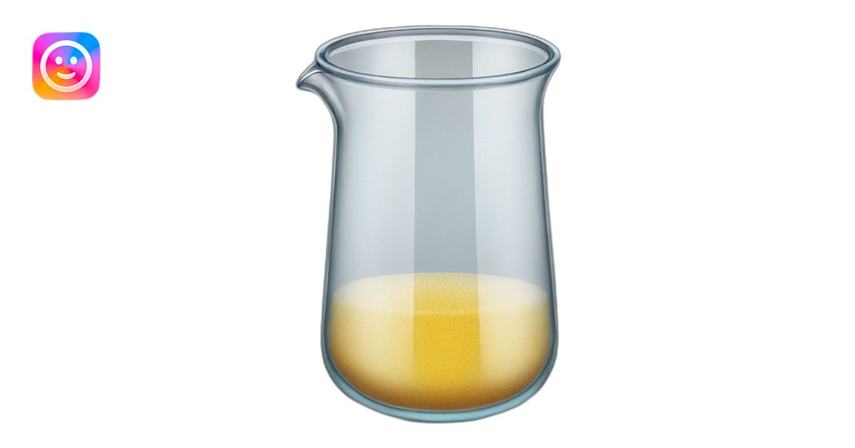 a glass beaker emoji | AI Emoji Generator