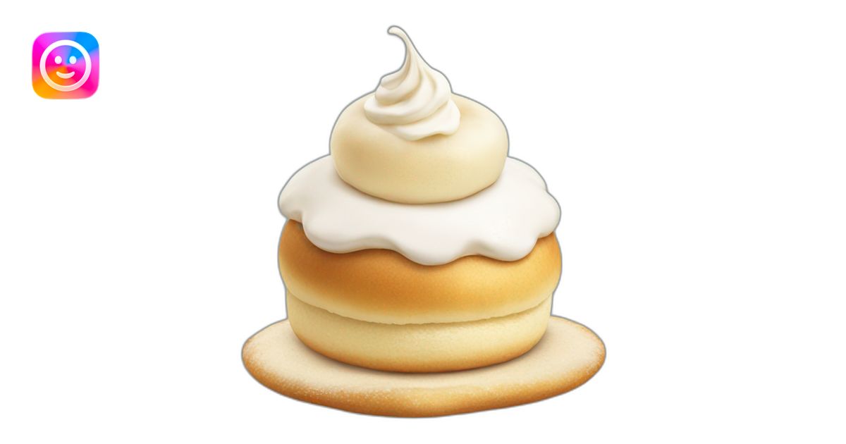 semla bun emoji | AI Emoji Generator