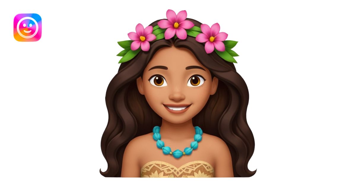 moana face emoji | AI Emoji Generator
