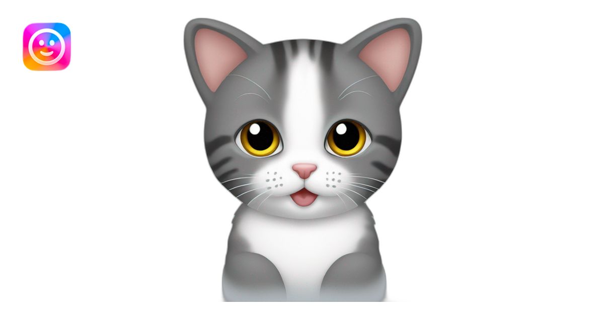 bébé chat emoji | AI Emoji Generator