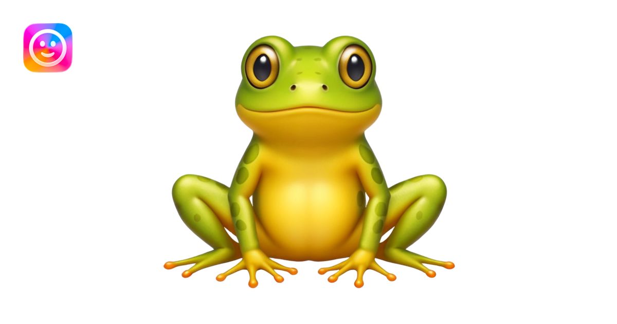 yellow frog emoji | AI Emoji Generator