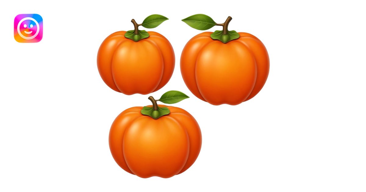 persimmon emoji | AI Emoji Generator