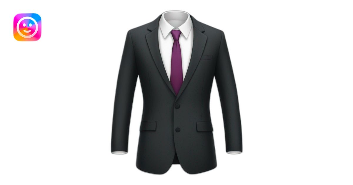 Suit emoji | AI Emoji Generator