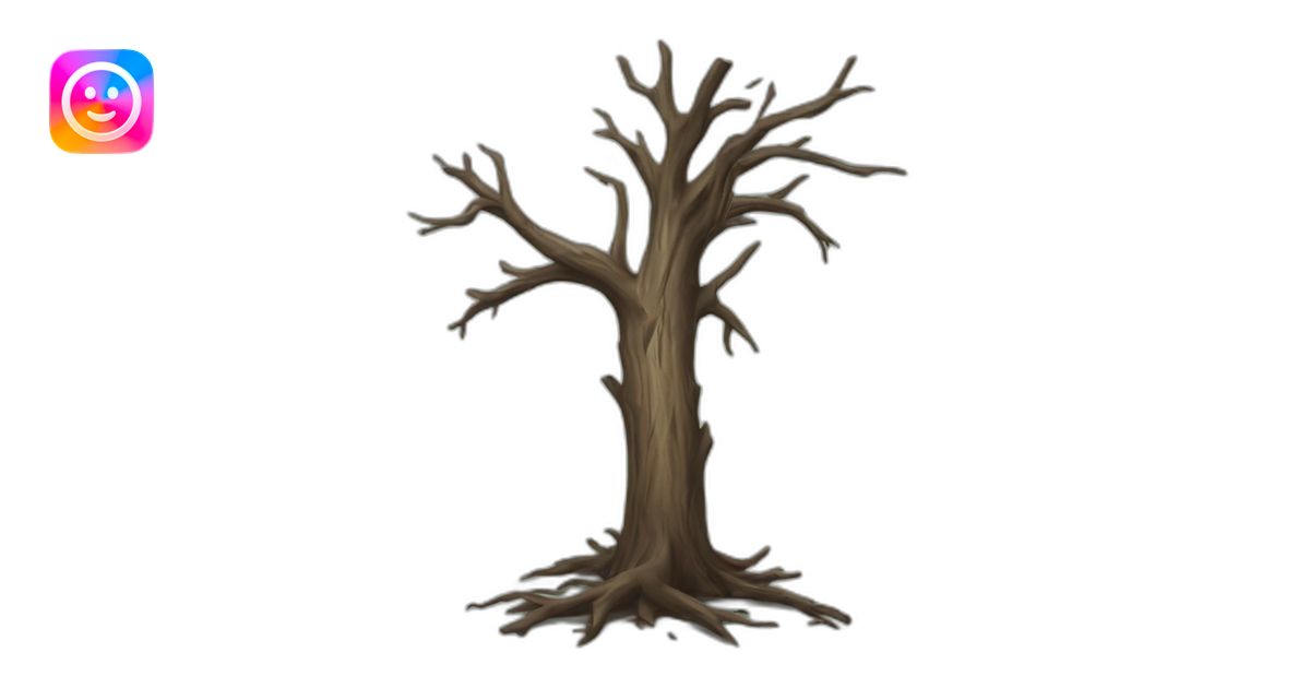 Dead trees emoji | AI Emoji Generator