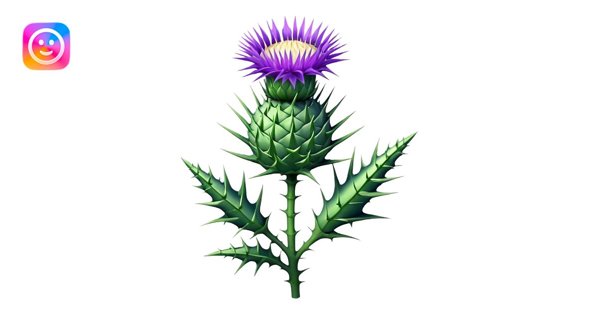 milk thistle emoji | AI Emoji Generator