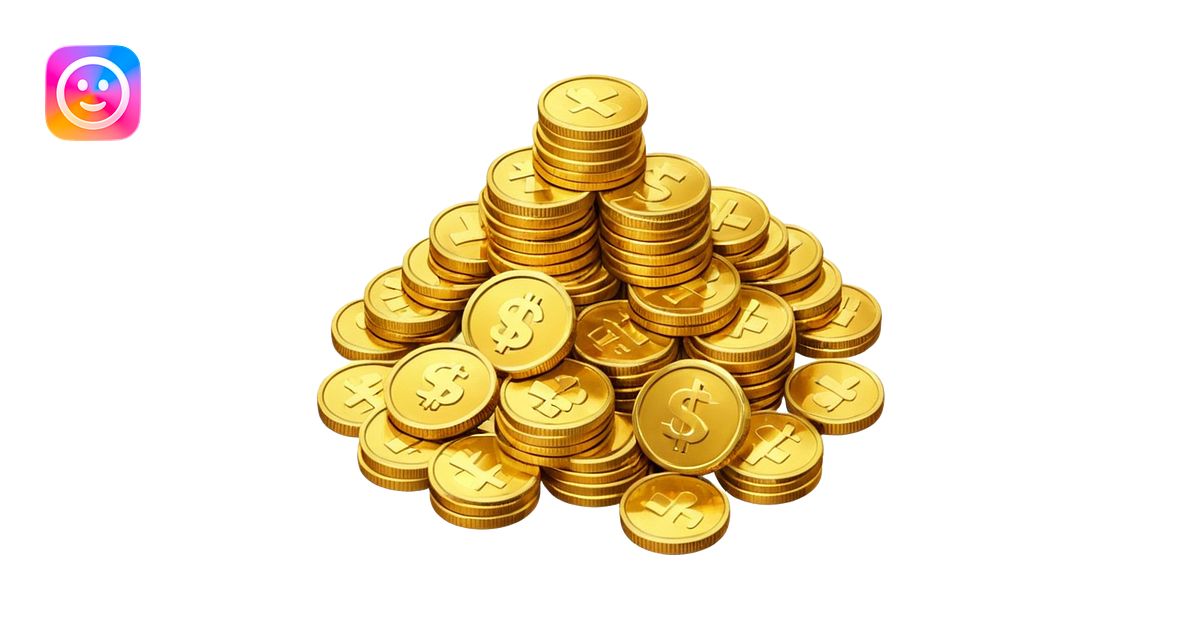 coins emoji | AI Emoji Generator