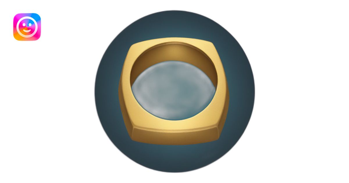 The ring emoji | AI Emoji Generator