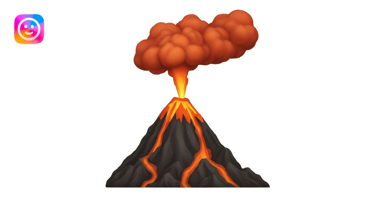 Volcano emoji | AI Emoji Generator