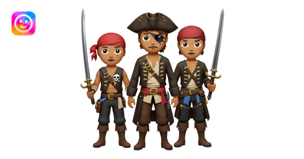 pirates emoji | AI Emoji Generator