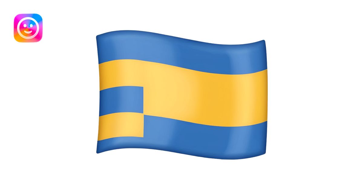 flag of Ingria emoji | AI Emoji Generator