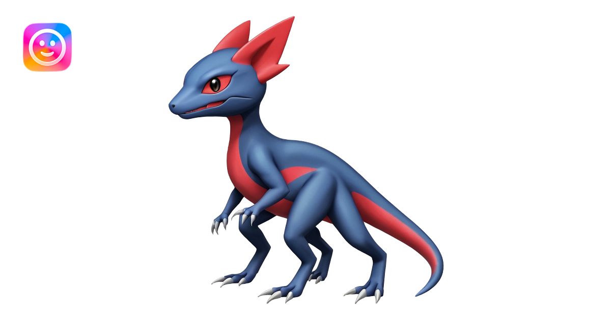 Heliolisk-Sneasel-Salandit-Cyclizar-Genesect-Pokémon, full body emoji ...