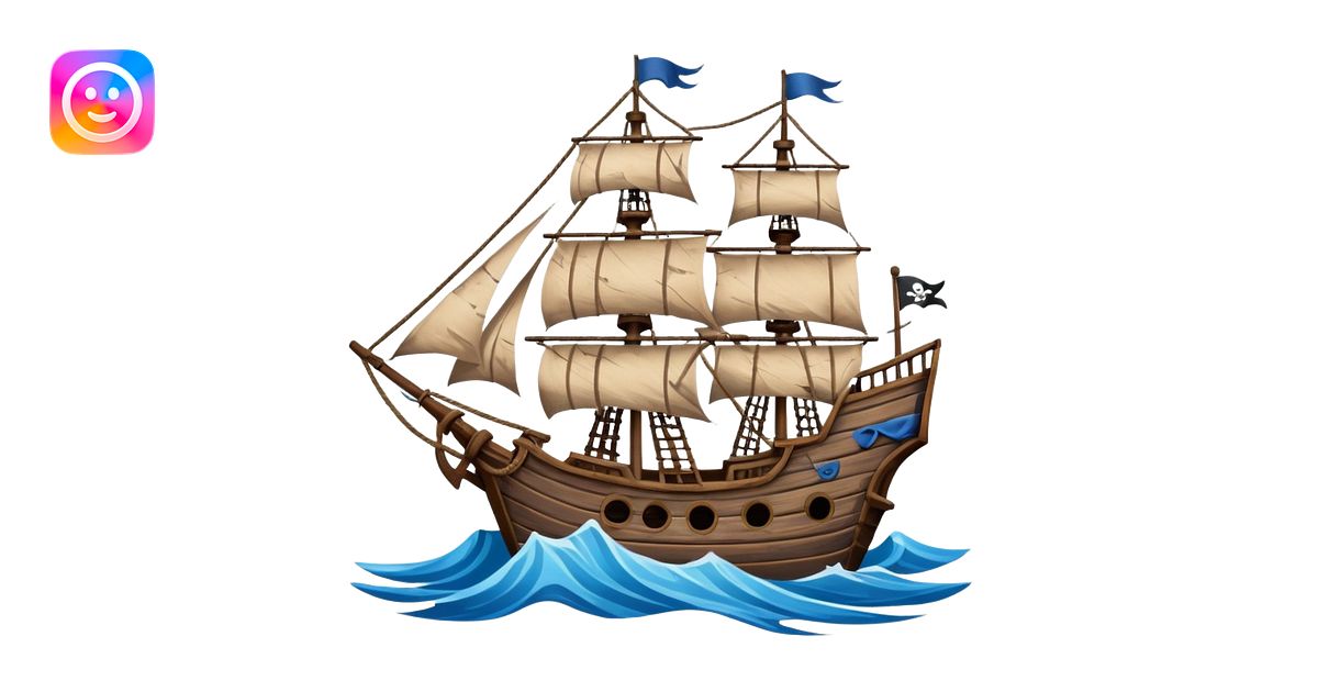 Pirate Ocean emoji | AI Emoji Generator