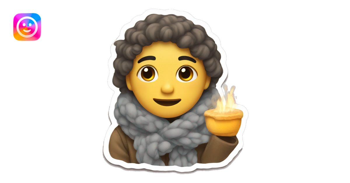 Cozy stickers emoji | AI Emoji Generator