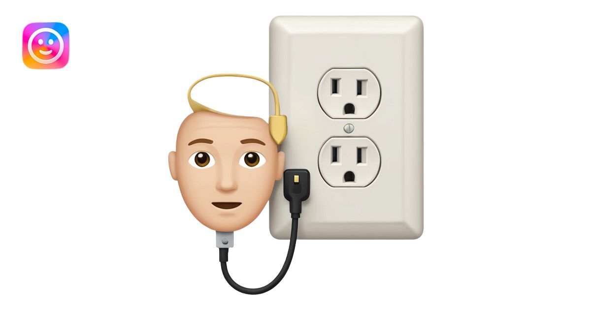 plugging a plug to an outlet emoji | AI Emoji Generator