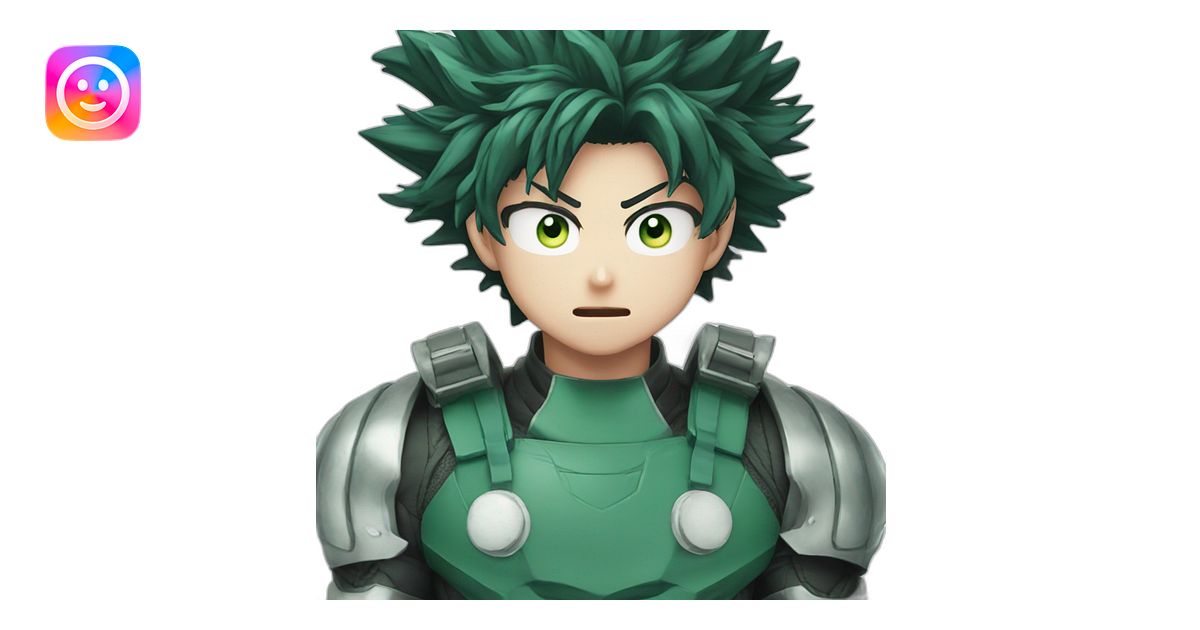 Izuku midoriya smash emoji | AI Emoji Generator