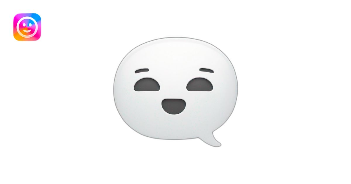 speech bubble emoji | AI Emoji Generator