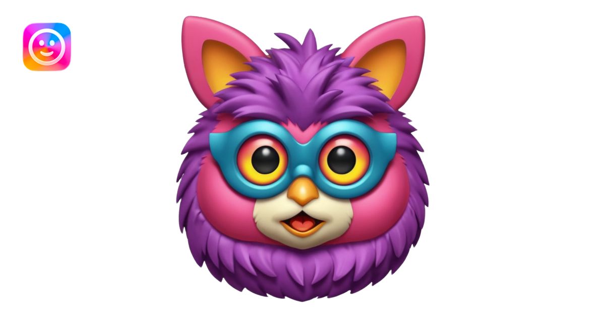 Furby blur emoji | AI Emoji Generator