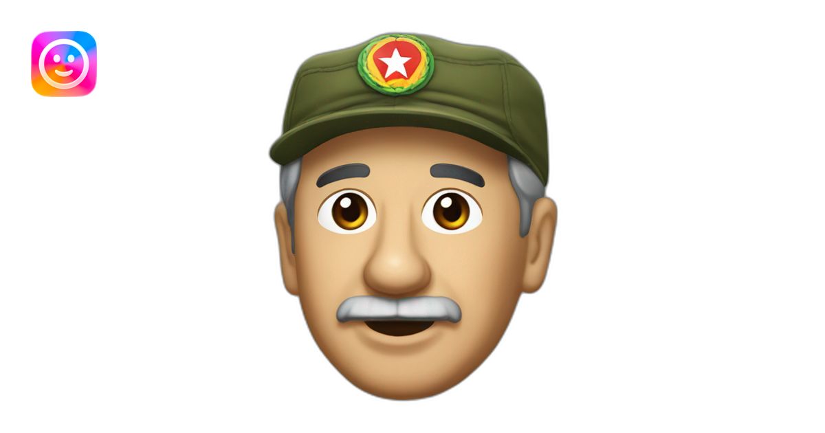 Raúl Castro Ruz emoji | AI Emoji Generator