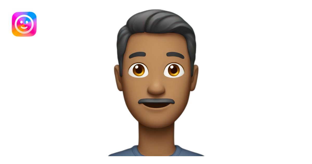 Man with open hand in front of him emoji | AI Emoji Generator