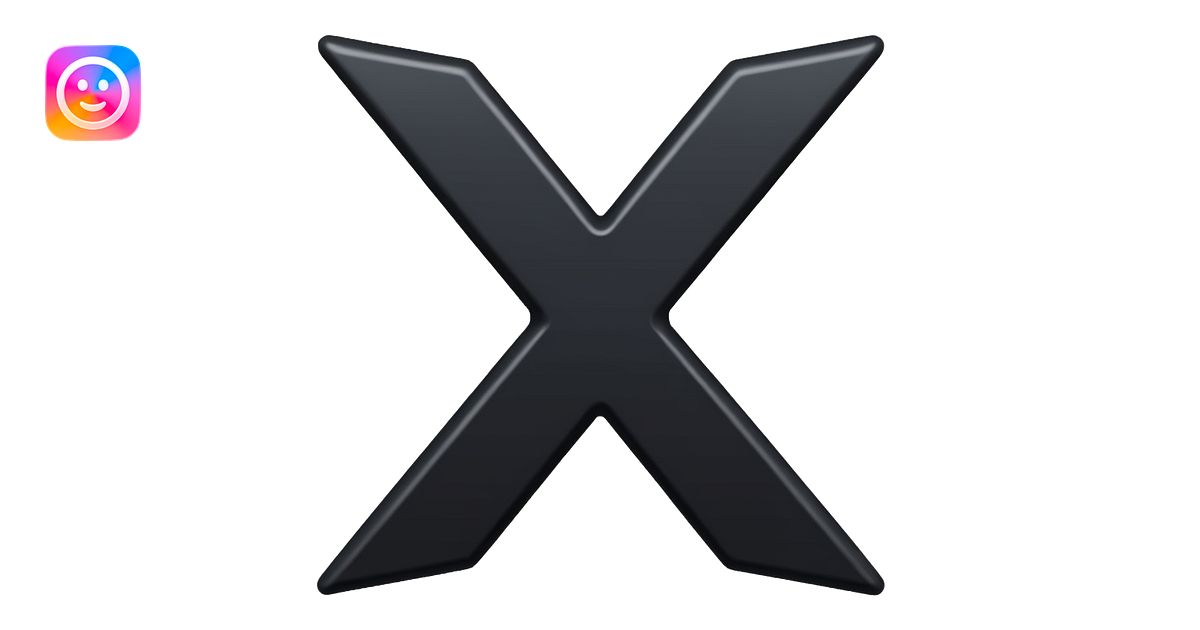 mathematical double-struck capital x emoji | AI Emoji Generator