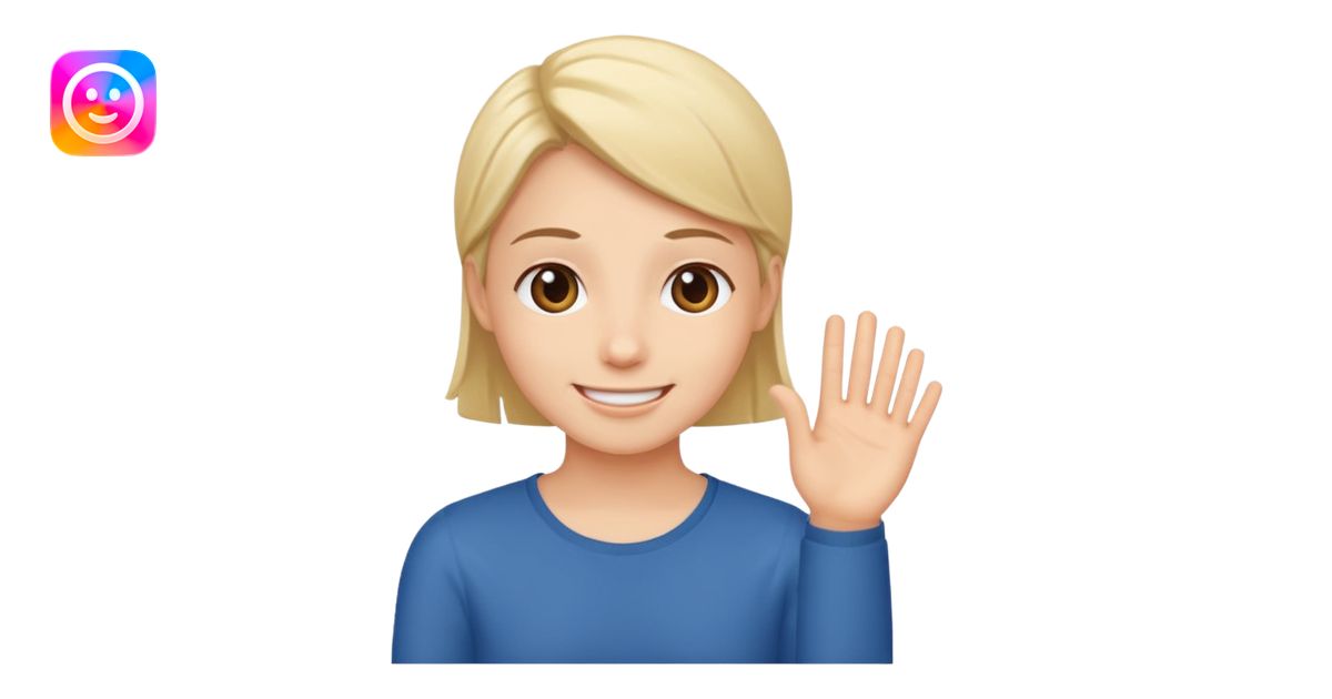 We both sat down, and she started the conversation emoji | AI Emoji ...