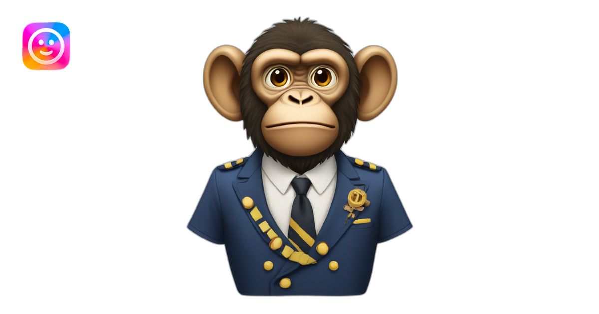 Bored Ape Yacht Club ape emoji | AI Emoji Generator