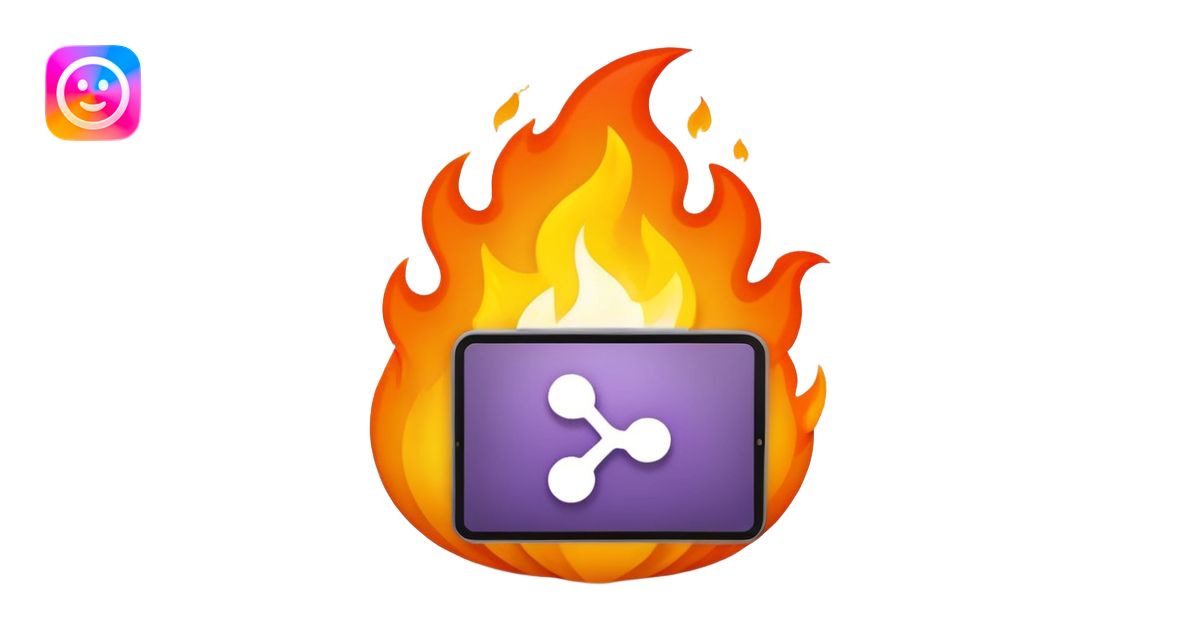 microsoft teams on fire emoji | AI Emoji Generator