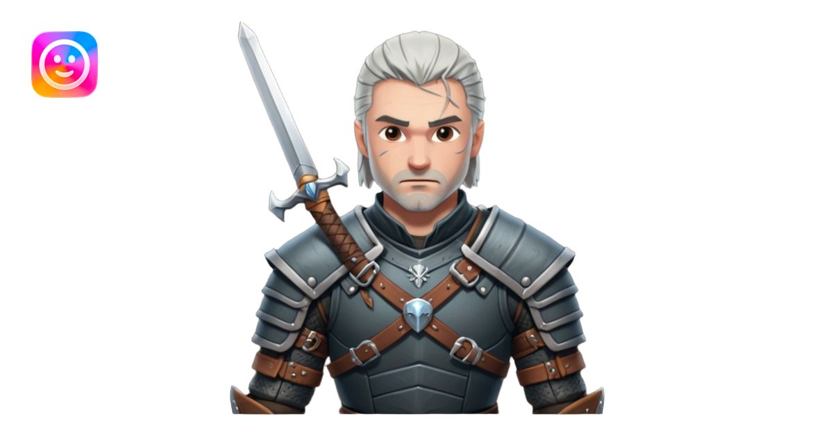 Witcher dungeons and Dragons character emoji | AI Emoji Generator