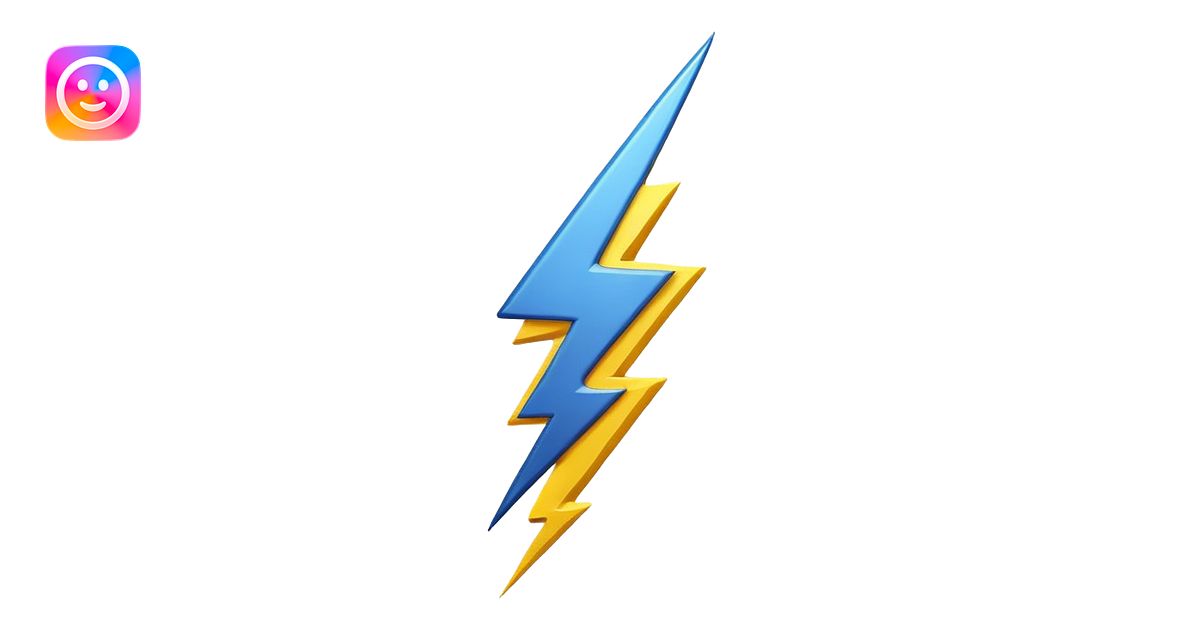 Lightning bolt exclamation mark emoji | AI Emoji Generator