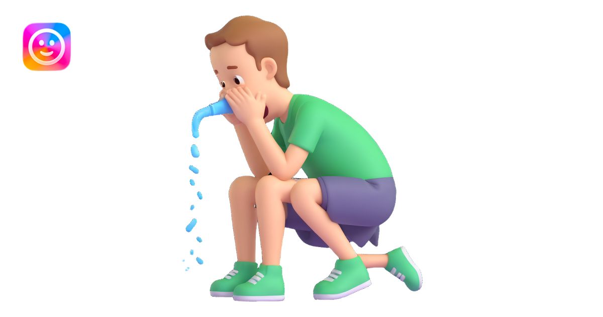 character vomiting emoji | AI Emoji Generator