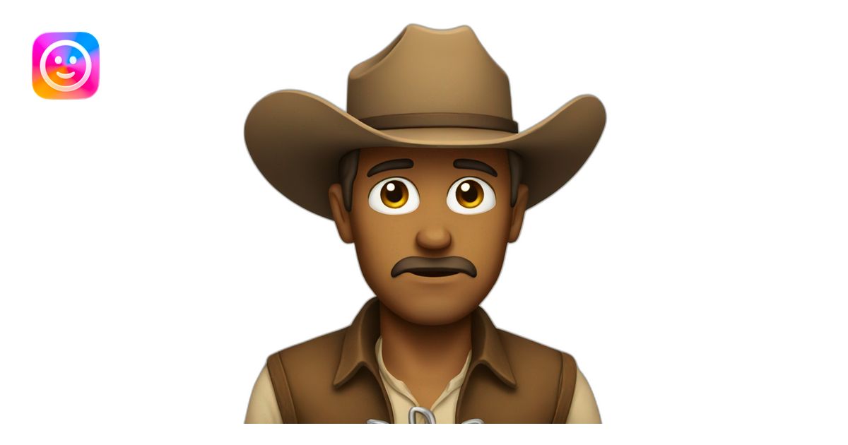 sad-cowboy emoji | AI Emoji Generator