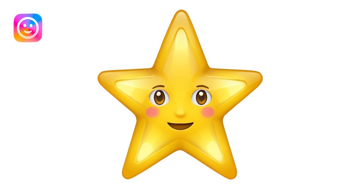 a star without a face emoji | AI Emoji Generator