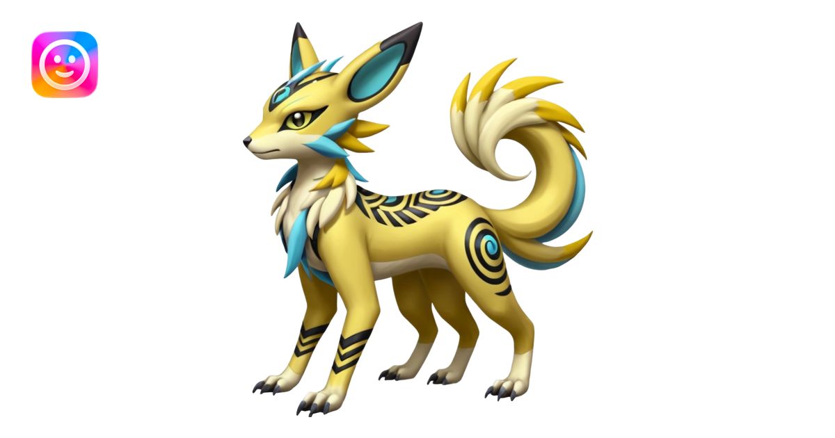 Tribal Exotic Meloetta-Zeraora-Renamon-Protogen-Palkia-hybrid-fusion ...