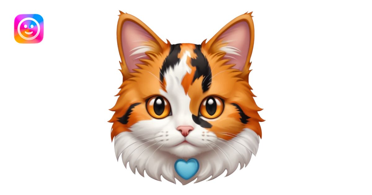 A high-resolution photo-realistic digital illustration of a calico cat ...