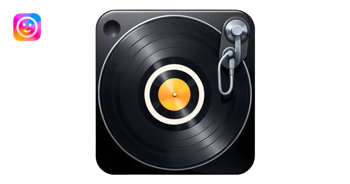 A vynil emoji | AI Emoji Generator