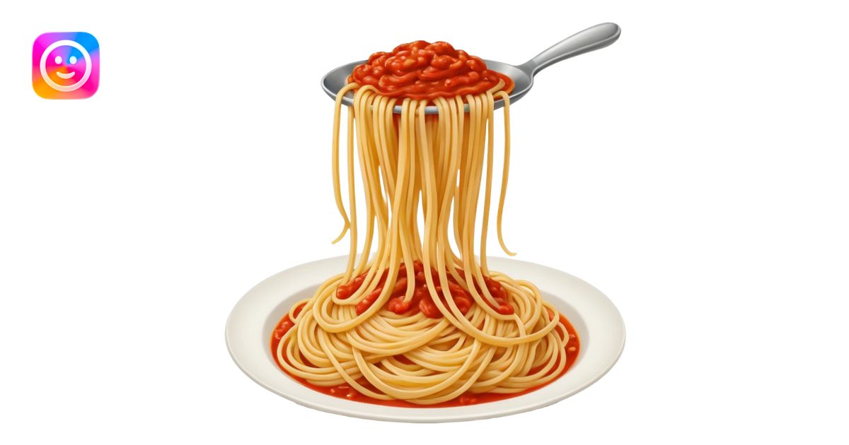 spaghetti emoji | AI Emoji Generator