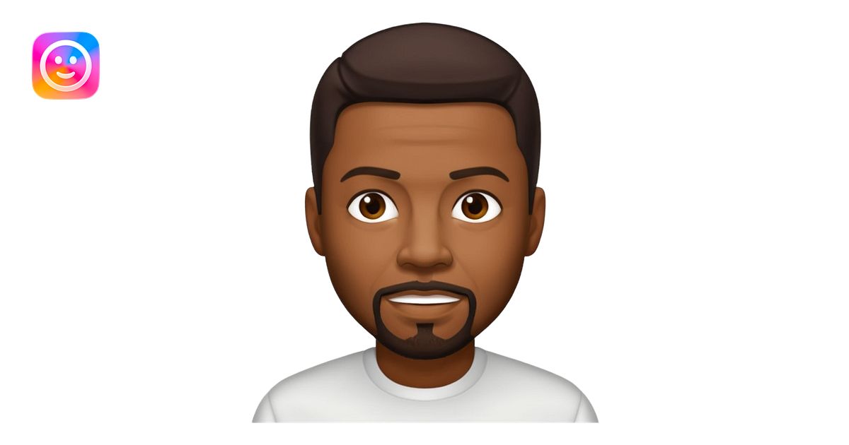 Keith Sweat (b.1961) with dark brown hair emoji | AI Emoji Generator