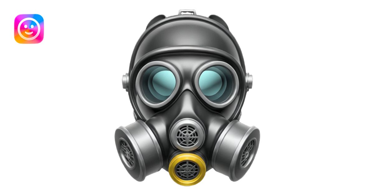 Gas mask emoji | AI Emoji Generator