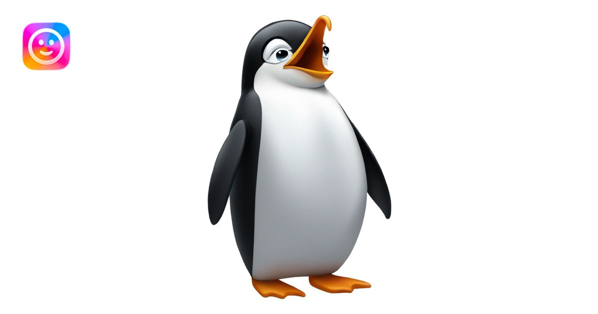 tux-penguin crying emoji | AI Emoji Generator